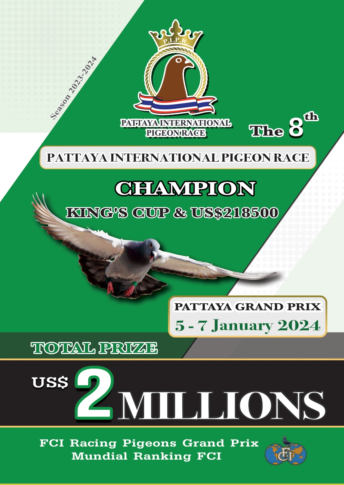 PATTAYA INTERNATIONAL PIGEON RACE